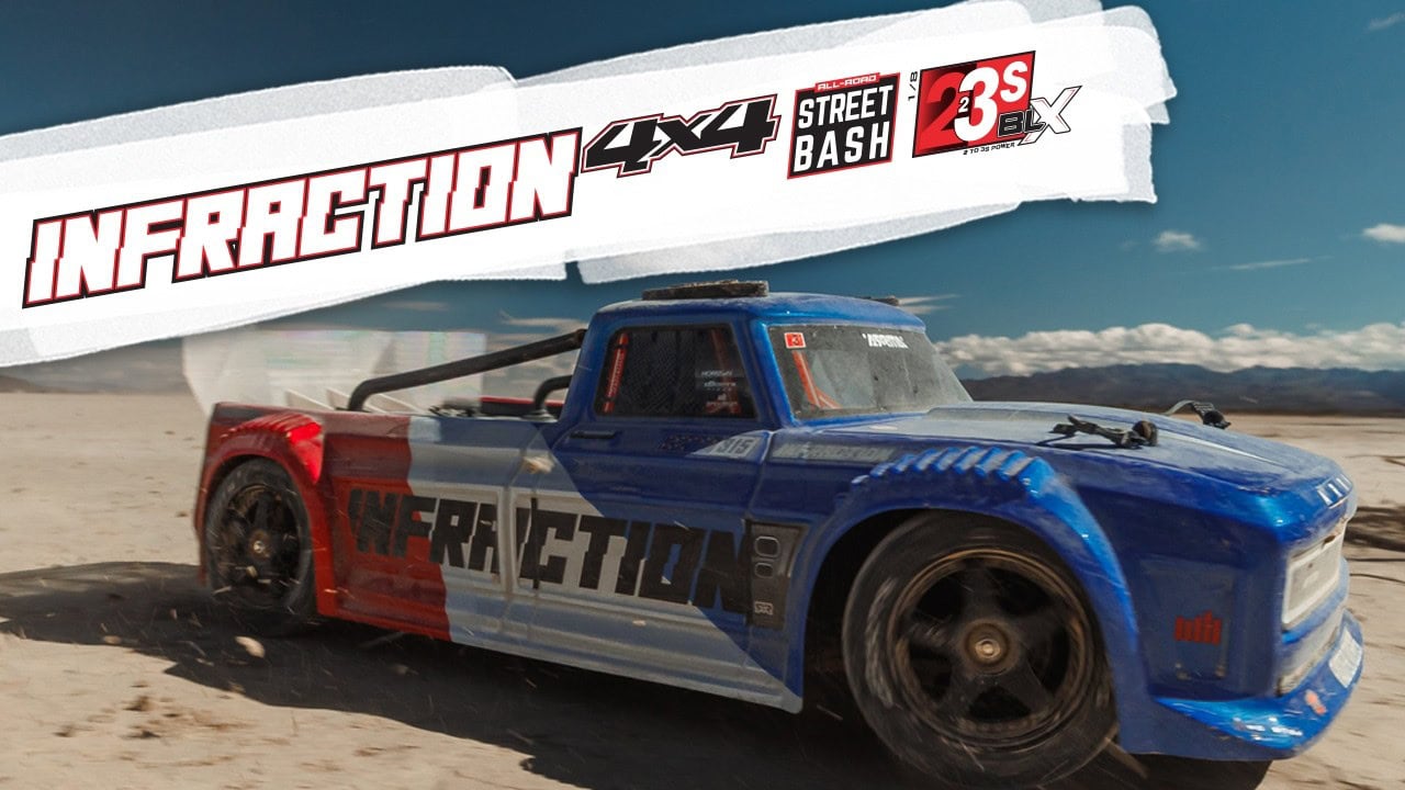 ARRMA 1/8 Infraction 223S V4 - Video | RC Newb
