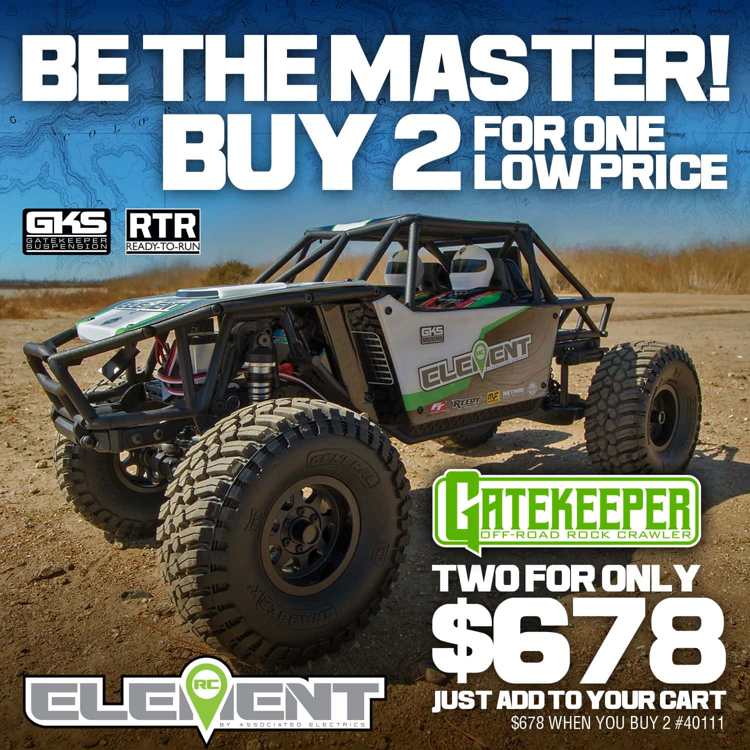 Pick up Two Element RC Enduro Gatekeeper RTRs for $678.00 | RC Newb
