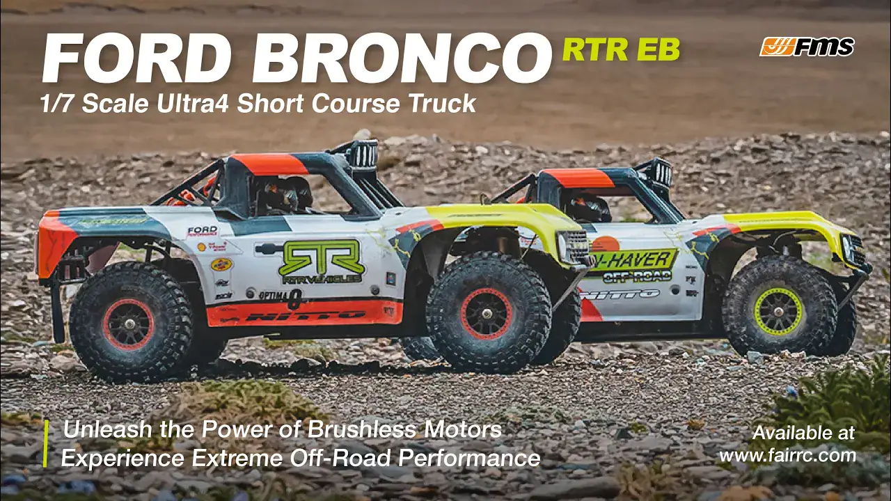 See it in Action: FMS 1/7 Ford Bronco RTR EB RS [Video] | RC Newb
