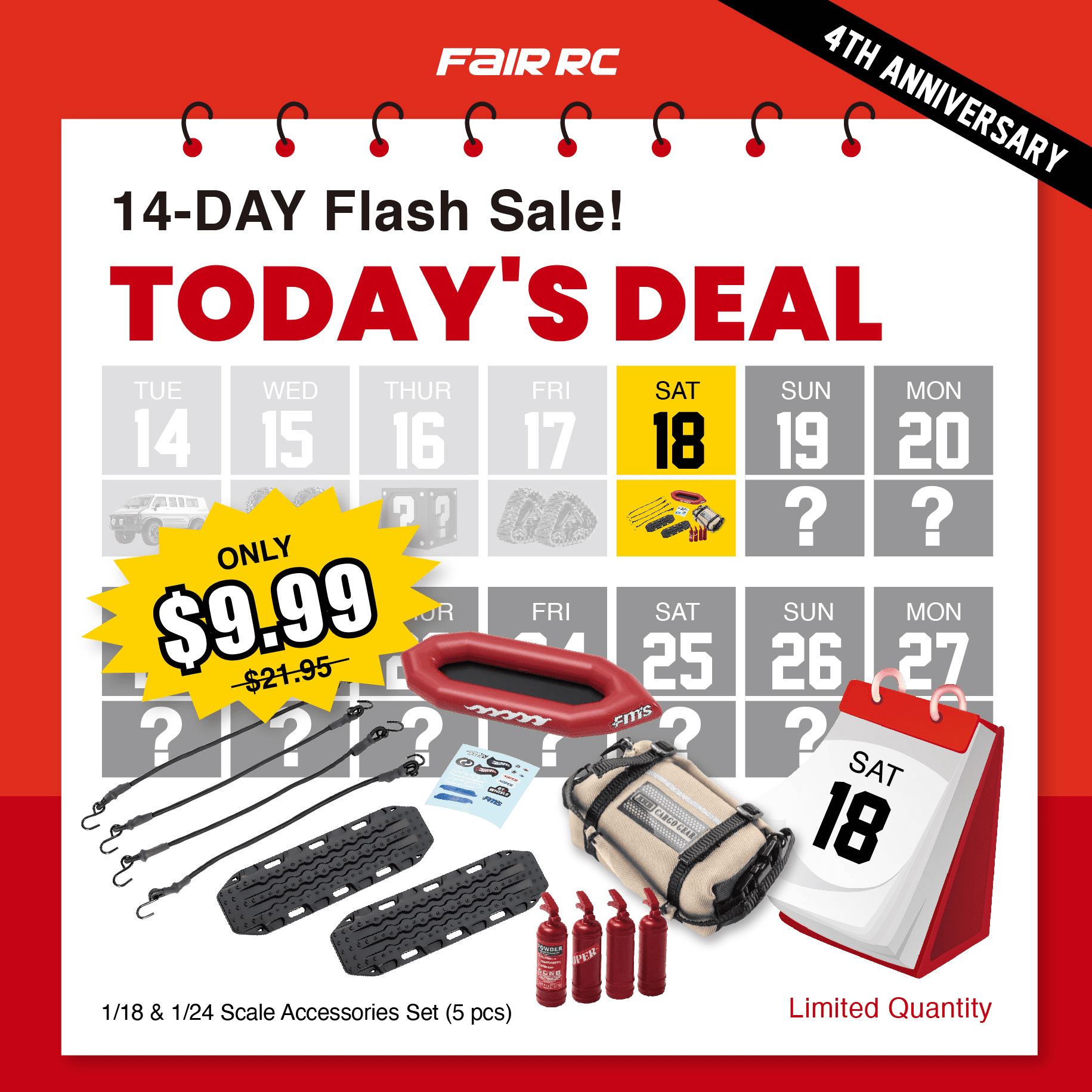 Fair RC's 4th Anniversary Flash Sale - Day Five | RC Newb