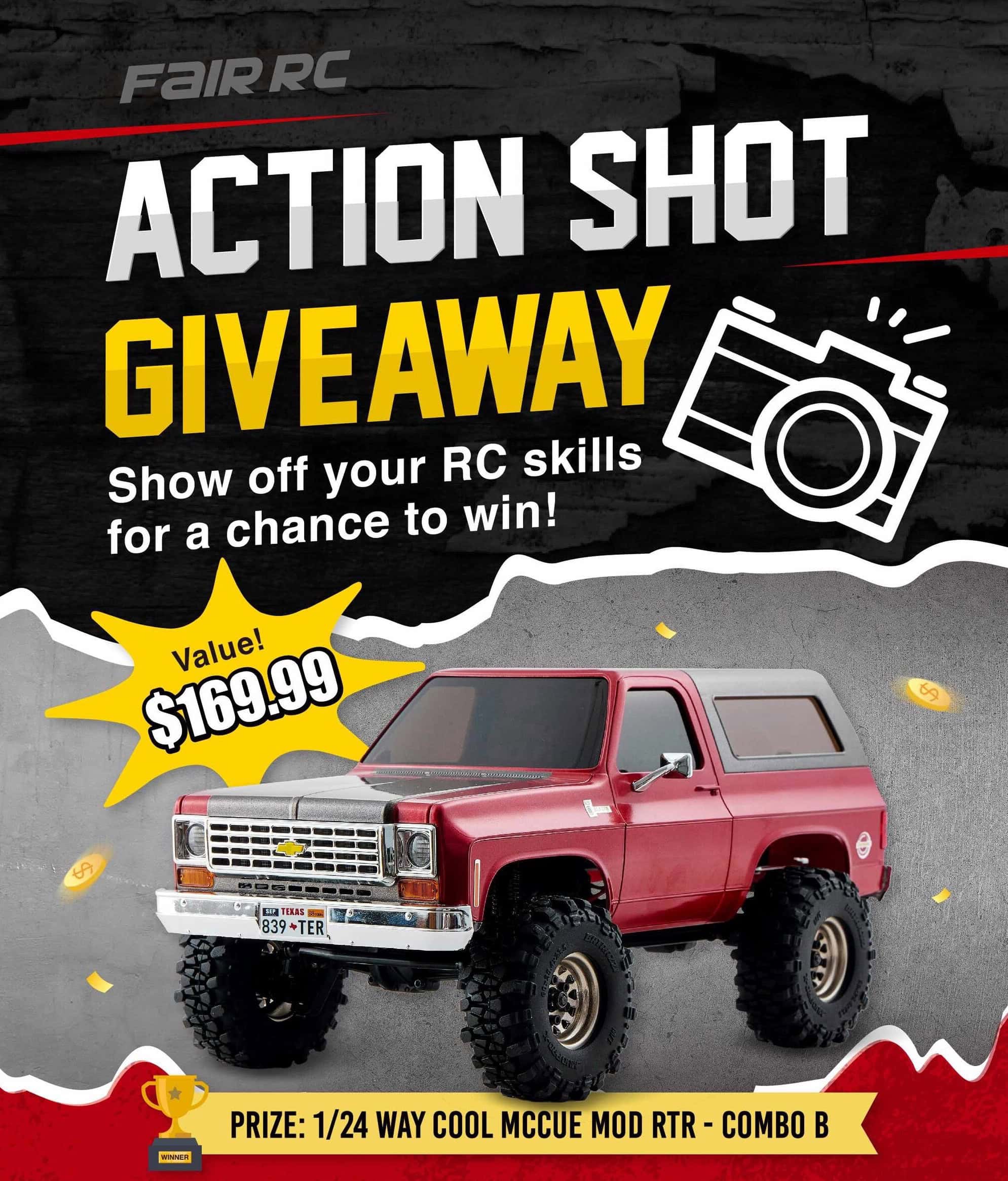 Fair RC's 2025 "Action Shot Giveaway" | RC Newb