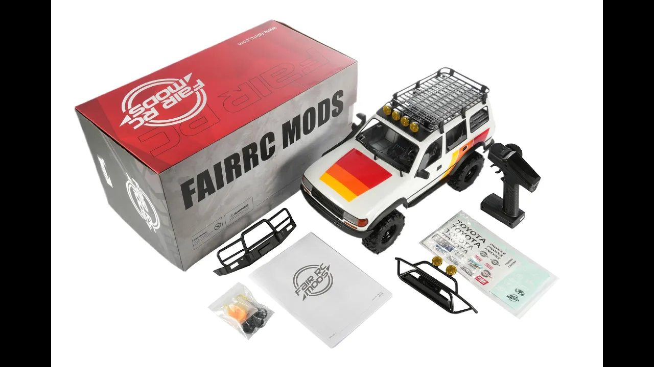 Unboxed: Fair RC FCX10 LC80 Tri-Color Mod - Video | RC Newb