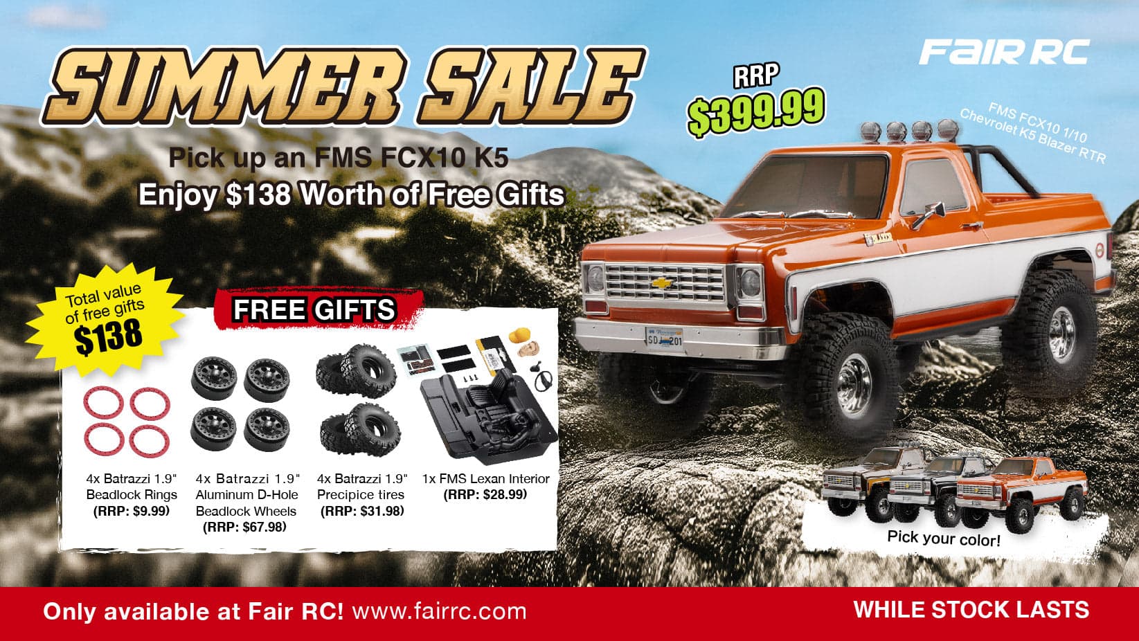 Fair RC FCX10 Summer Sale | RC Newb