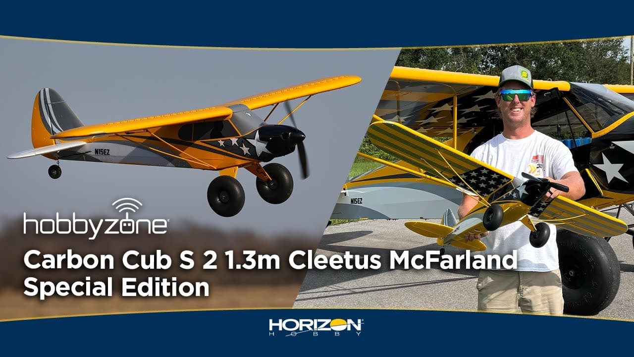 HobbyZone Carbon Cub S 2 1.3m "Cleetus" Edition - Video | RC Newb