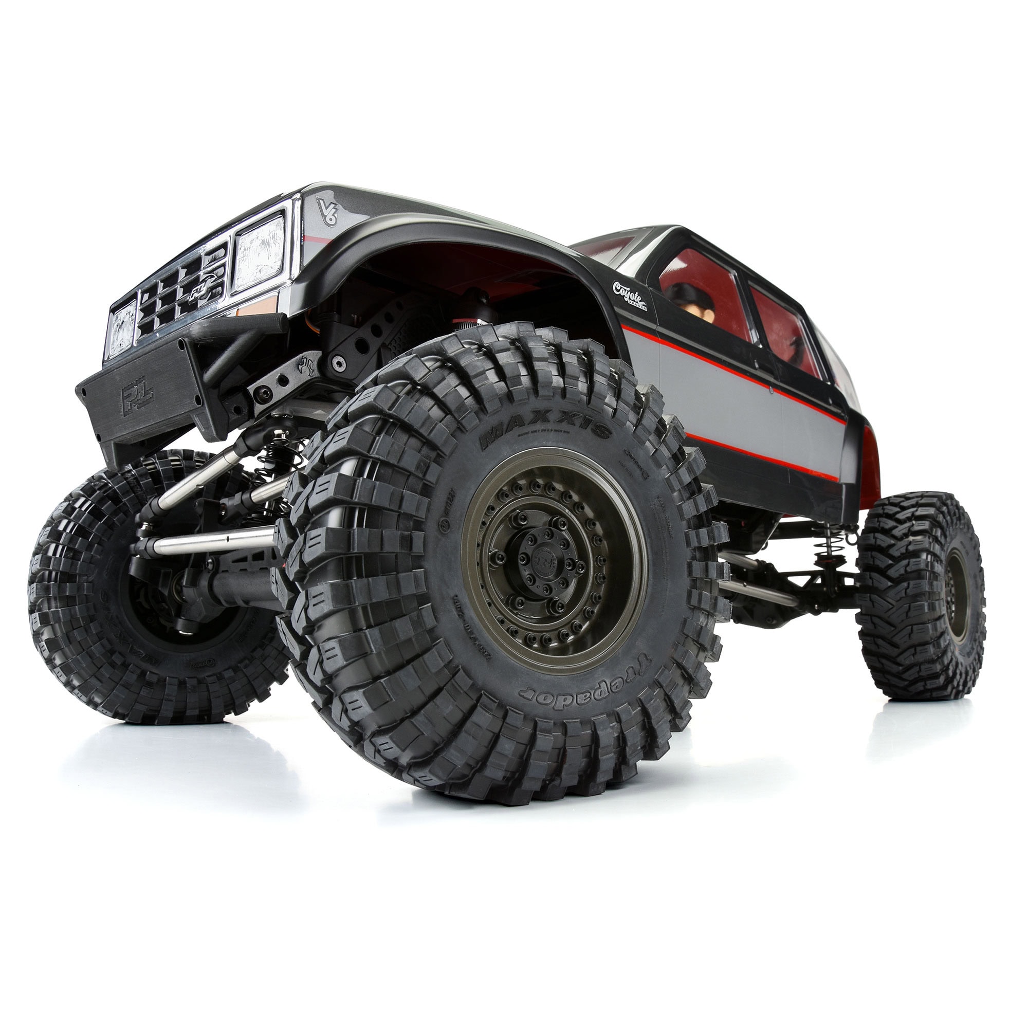 Pro-Line Black Rhino Armory 2.9" Wheels for Axial’s SCX6 | RC Newb