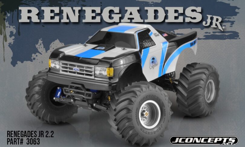 JConcepts Releases Renegades Jr. 2.2″ R/C Monster Truck Tires | RC Newb