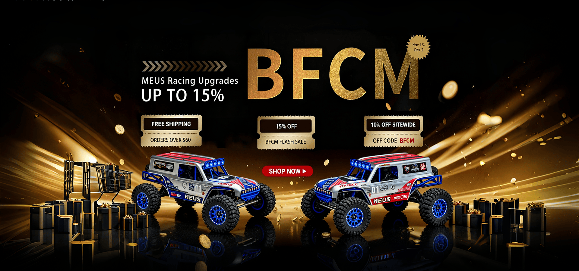 Meus Racing's 2025 Black Friday & Cyber Monday Sale | RC Newb