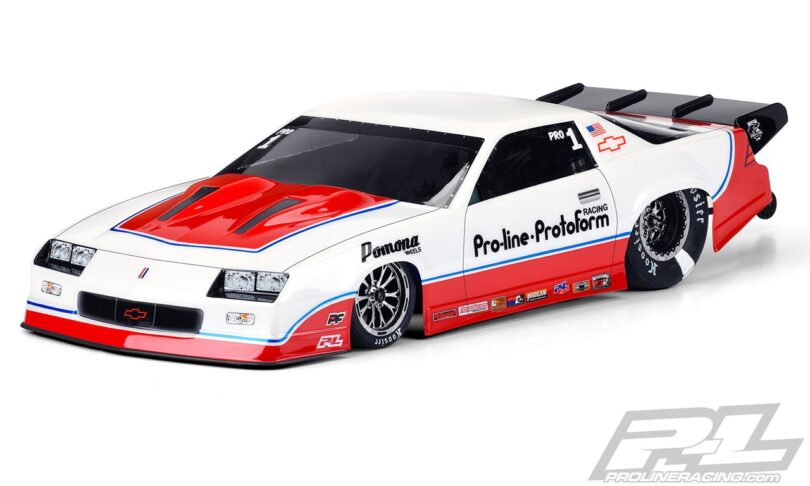 Pro-Line’s 1985 Chevy Camaro IROC-Z R/C Dragster Body | RC Newb