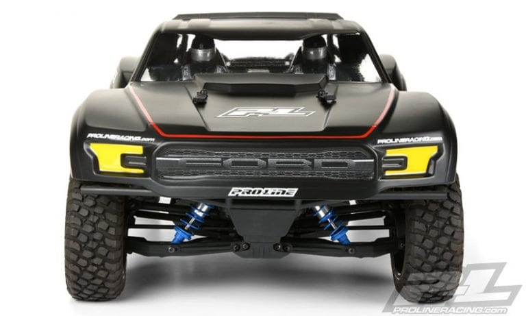 Pro-Line's Ford F-150 Raptor Body for the Axial Yeti SCORE Trophy Truck ...