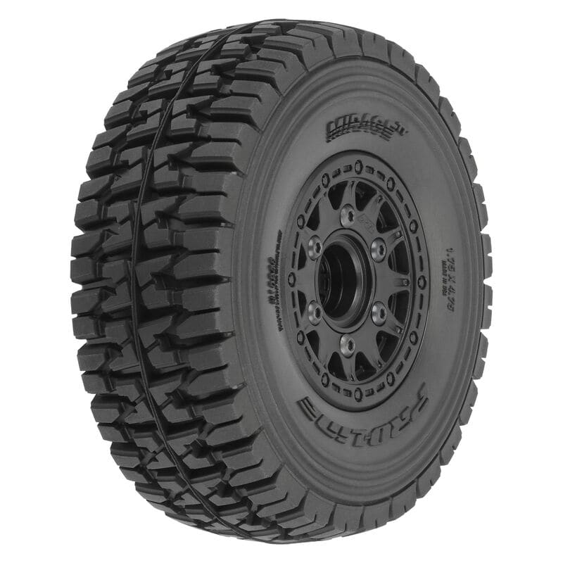 Pro-Line Mirage TT Tires with Black Raid Wheels | RC Newb
