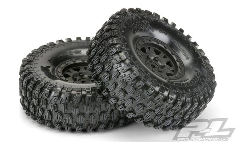 Pro-Line Hyrax 1.9″ G8 Rock Terrain Pre-mounted R/C Crawler Tires | RC Newb