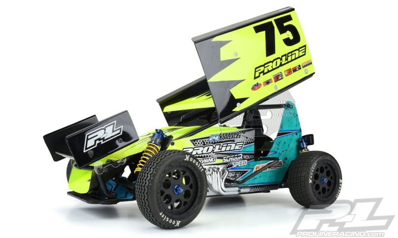 Pro-Line Showtime 2.2″ Front and Rear Sprint Car Wheels | RC Newb