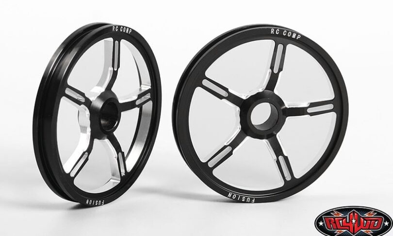 RC4WD RC Components “Fusion” Aluminum Front Drag Race Wheels | RC Newb