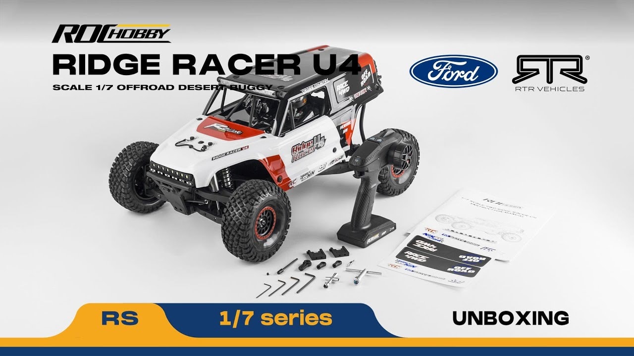 Overview: ROCHobby 1/7 Ridge Racer U4 Desert Buggy RS [Video] | RC Newb